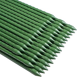 WAENLIR Garden Stakes 48 inch 4ft Sturdy Plant Sticks/Support, Tomato Stakes, Pack of 30