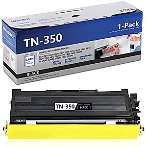 MANDBOY Compatible Replacement for Brother TN-350 TN350 Toner-Cartridge (Black), Work with DCP-7010 IntelliFax 2820 MFC-7220 HL-2040 Printer Cartridge, 1-Pack