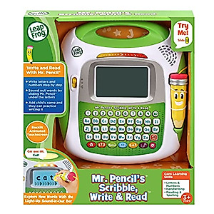 LeapFrog Mr Pencil's Scribble, Write and Read, Green Medium