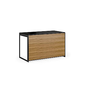 BDI Sequel 6108 Compact Desk Back Panel, Natural Walnut Wood