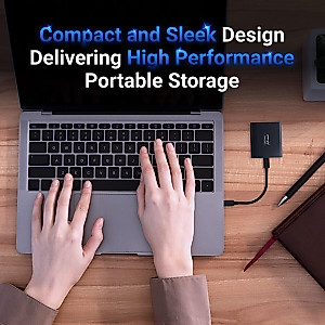 PNY EliteX-PRO 2TB USB 3.2 Gen 2x2 Type-C Portable Solid State Drive (SSD) – (PSD0CS2260-2TB-RB)