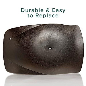 AlveyTech Rear Fender Set for 150cc - 250cc Go-Karts (Set of 2) - Replacement Set for Coleman, TaoTao, Kandi, Massimo Go Kart Fender, Back Tire Guard Parts, Utility Plastic Trailer Fenders