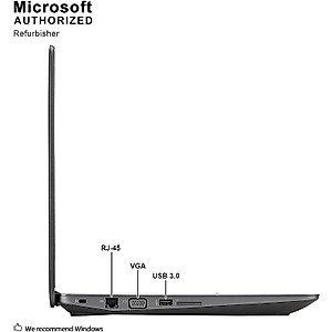 HP ZBook 15 G3 Workstation Laptop, 15.6" FHD (1920x1080) Screen, Core i7-6700HQ 2.6GHz, Up to 3.5GHz, AMD FirePro W5170M 2GB, 16GB RAM, 512GB SSD, Backlit Keyboard, Windows 10Pro (Renewed)