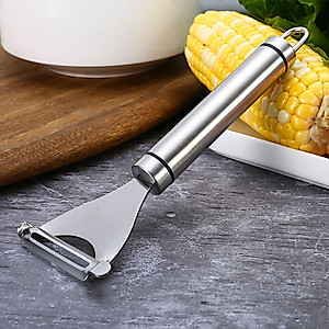 SQTIEBXC 304 Stainless Steel Paring Knife, Horizontal Type Peeler, Y-Type Scraper, Planer, Melon Fruit Peeler, Stainless Steel Melon Planer