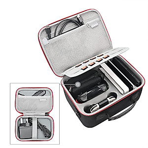 RLSOCO Carrying Case for Nintendo Switch & Switch OLED - Fit Extra Switch Pro Controller & Poke Ball Plus (Newest Case fits Switch & Switch OLED)