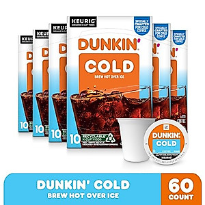 Dunkin' Cold Coffee, 60 Keurig K-Cup Pods