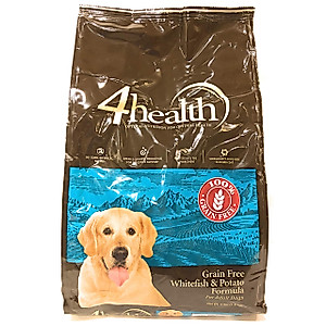 4health Tractor Supply Company Grain Free Adult Dog Food, Whitefish & Potato Formula, 4 lb Bag