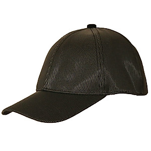 HUNRUY Hip Hop Luminous LED Baseball Cap Hats For Christmas Rave with 7 Colors Light USB Charging (Black)