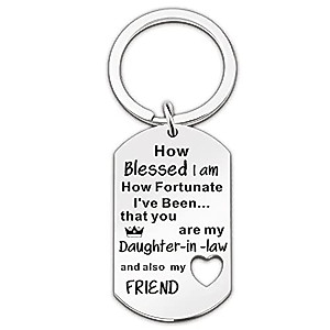 Iweca Valentine's Day Gifts for Womens Mens Teens Stocking Stuffers for Teen Girls Boys Teenage Women Men Adults Stockings Stuffer Daughter-in-Law Keychain Wedding Gift Appreciation Gift Daughter