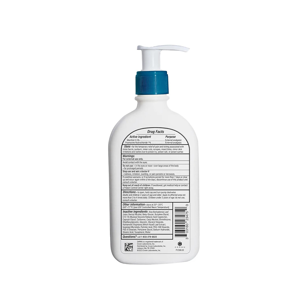 Sarna Calm + Cool Anti-Itch Lotion 7.5 Fl. Oz. (Pack of 5)