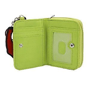 Bioworld Grinch 3D Face Zip Around Women's Wallet