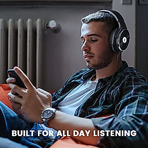 OneOdio Wired Headphones - Over Ear Headphones with Noise Isolation Dual Jack Professional Studio Monitor & Mixing Recording Headphones for Guitar Amp Drum Keyboard Podcast PC Computer