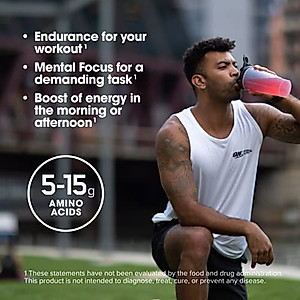 Optimum Nutrition Amino Energy - Pre Workout with Green Tea, BCAA, Amino Acids, Keto Friendly, Green Coffee Extract, Energy Powder - Blue Raspberry, 30 Servings (Packaging May Vary)