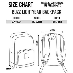 Disney Toy Story Backpack Kids Buzz Lightyear 3D Rocket Rucksack Bag
