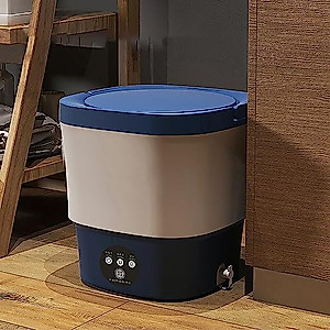 Portable Washing Machine, Mini Washer, High Speed Motor, Three Modes, for Household Clothes,Underwear,Socks,Baby Clothes (Blue)