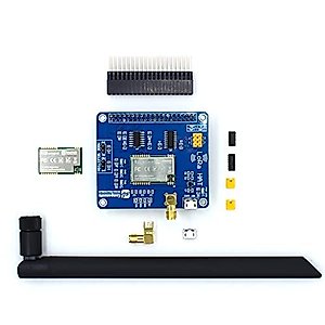 sb components LoRa HAT for Raspberry Pi E22-900T22S Smart Data Transmission Board Module LoRa Expansion Board for Raspberry Pi, Transmission up to 5 KM (915 MHz)