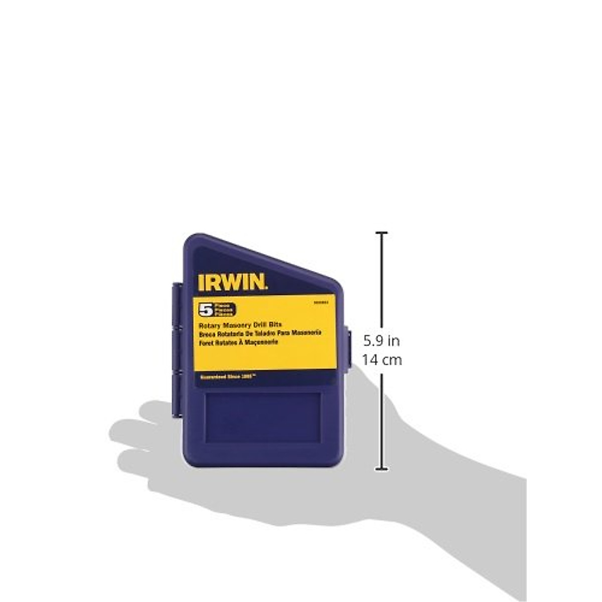 Irwin Tools 5026024 Slow Spiral Flute Rotary Drill Bit for Mason