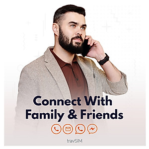 travSIM Mexico SIM Card | T-Mobile Network | 5GB Mobile Data | Free Roaming USA & Canada | Mexico SIM Card Prepaid has Unlimited National Calls & Texts | SIM Card Mexico 7 Days