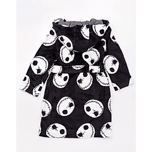 Disney The Nightmare Before Christmas Dressing Gown Kids Black Pjs Bathrobe 11-12 Years