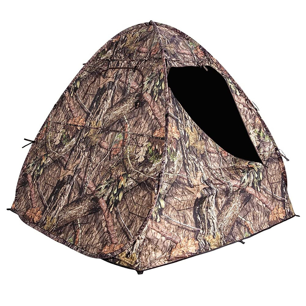 Ameristep Gunner Lightweight Durable 58" x 56" x 57" Compact Size 1-Person Capacity Portable Hunting Ground Blind - Mossy Oak Break-Up Country