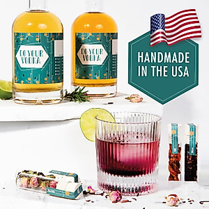 DO Your Vodka | DIY Infusion & Cocktail Kit | 12 Botanicals, 2 Glass Bottles, Recipe Guide | Gift for Men & Women | Holiday, Christmas, Birthday | Great for Home Bartenders & Cocktail Lovers