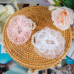 RONRONS 15 Pieces Elastic Pearl Wrist Corsage Bands Wristlets Bracelet Handmade DIY Stretch Wrist Hand Corsages Wristlet for Wedding Bride Bridesmaid Prom Beach Party Daily Wear Accessories (Pink)