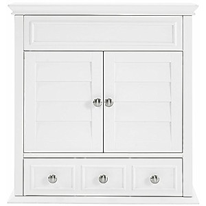 Crosley Furniture Lydia Bathroom Wall Cabinet, White