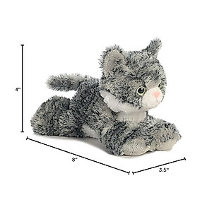 Aurora® Adorable Mini Flopsie™ Lily™ Stuffed Animal - Playful Ease - Timeless Companions - Gray 8 Inches
