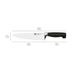 Zwilling 31071-201-0 Chef's knife, Silver/Black