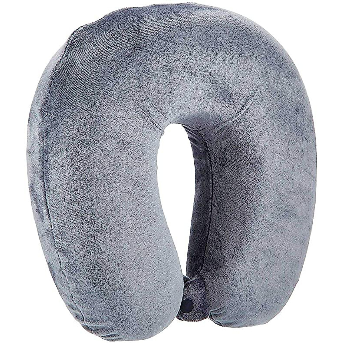 Swarg Homes Super Comfy Grey Neck Pillow Rest Cushion for Travel in Flight car Train Airplane for Sleeping for Men and Women for Comfort in Neck at Office and Home