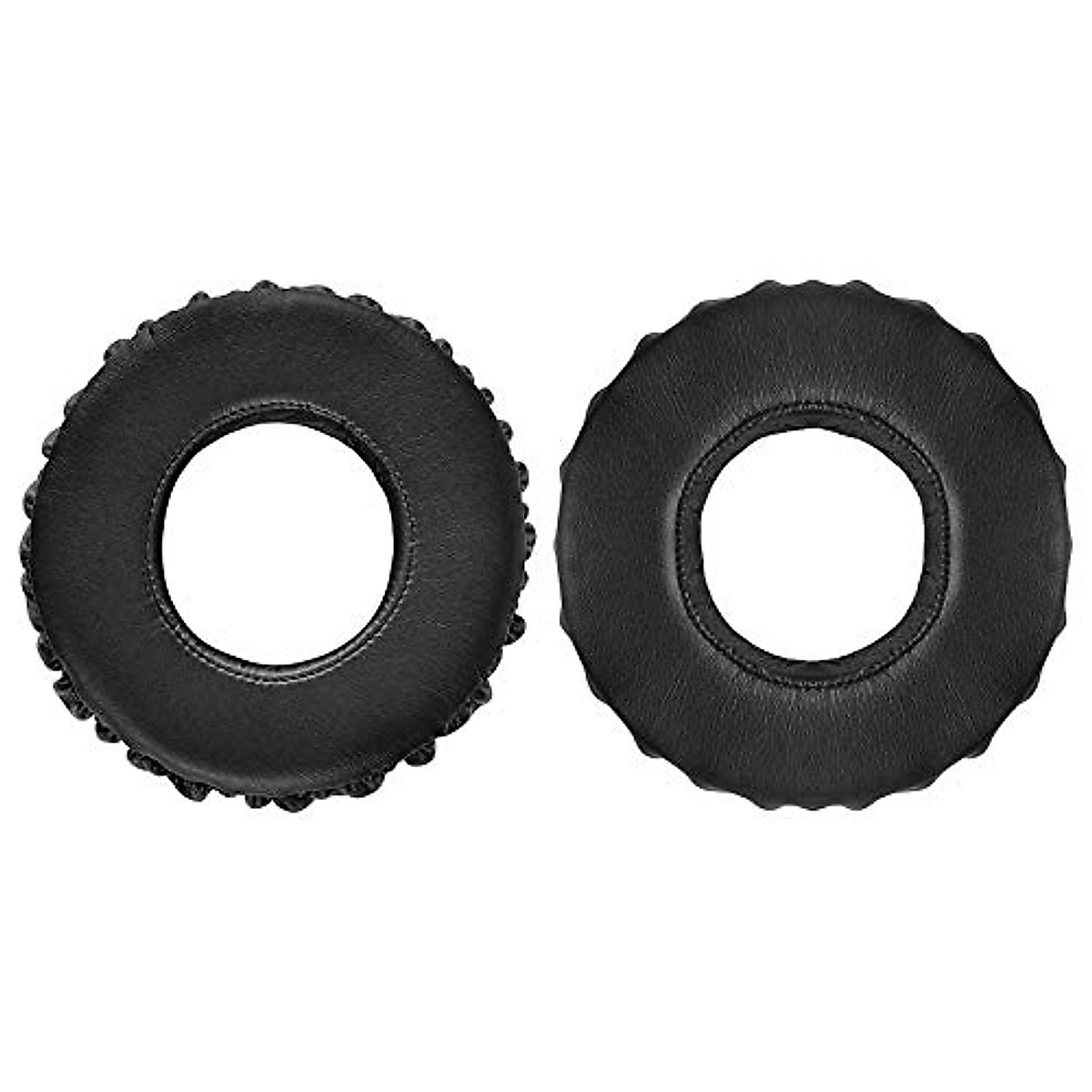 Geekria QuickFit Protein Leather Replacement Ear Pads for Sony MDR-XB1000 Headphones Earpads, Headset Ear Cushion Repair Parts (Black)