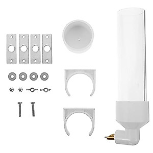 POPETPOP Bird Water Dispenser, Bird Water Automatic Bottle Automatic Water Drinker, Bird Drinker Waterer Parakeet Water Bottle Parrot Parrot Feeding Bottle Water Dispenser Bird Cage Supplies