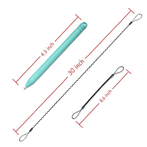Replacement Colorful Stylus Drawing Pen and Lanyard for LCD Writing Tablet, Colorful Drawing Tablet,Kids Drawing Pads,Doodle Board(3 Pack Stylus Pens(Random Colorful) and 1 Lanyard)