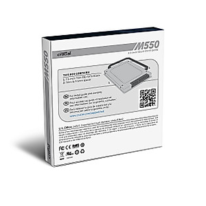 (OLD MODEL) Crucial M550 128GB SATA 2.5" 7mm (with 9.5mm adapter) Internal Solid State Drive - CT128M550SSD1