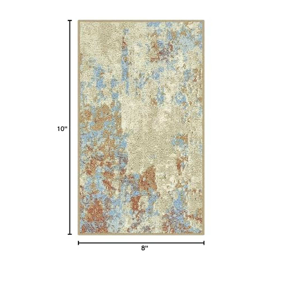 Maples Rugs Southwestern Stone Distressed Abstract Rug, 1 ft (8 in) x 2 ft (10 in), Multi