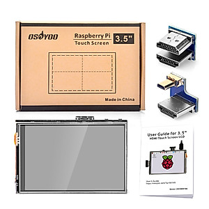 OSOYOO 3.5 inch HDMI LCD Touch Screen Monitor Display TFT 480 * 320 Pixel Resolution for Raspberry Pi 5 4 3 Model B B+ 2 with Stylus Pen
