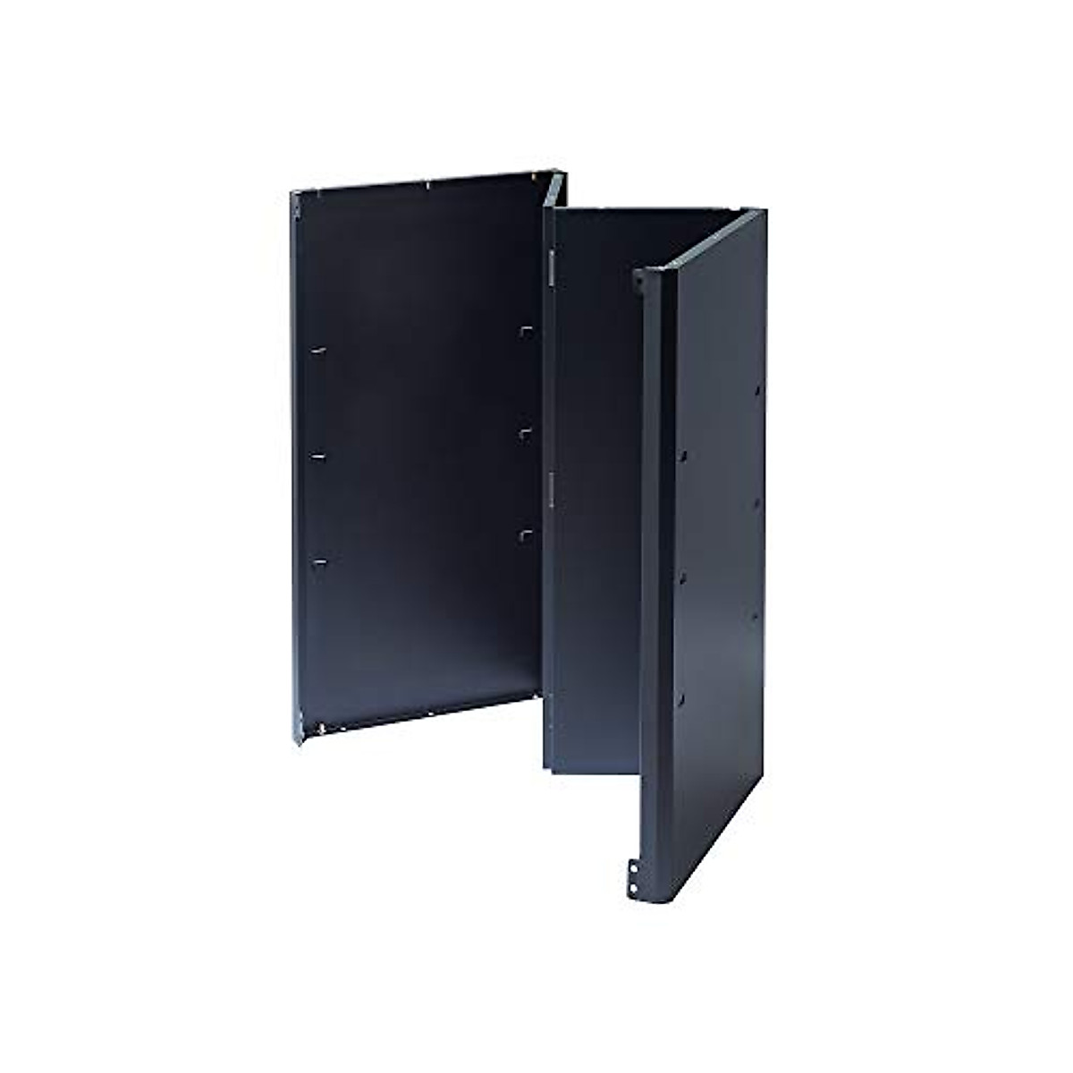 TRINITY 24 Inch Garage Storage Cabinet, 22 Gauge Steel, Wall-Mount, Adjustable Shelf and Reversible Door for Tools, Cleaning Supplies, and More, Black