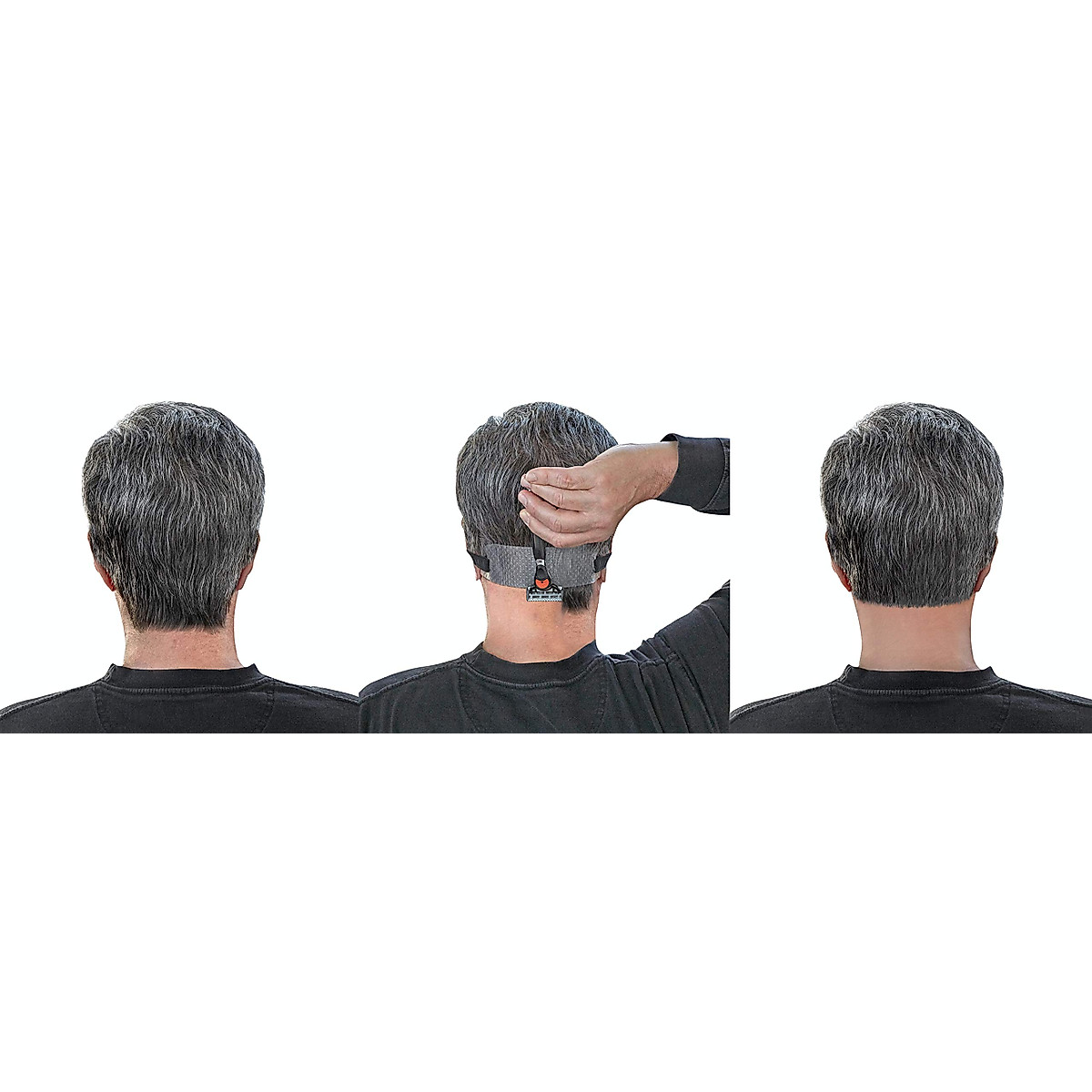 Quality Time Neck Hair Guide - A Neckline Template for Shaving and Keeping a Clean and Straight Neck Hairline: A Stencil for Neckline Haircuts, Do-it-yourself, Made in USA