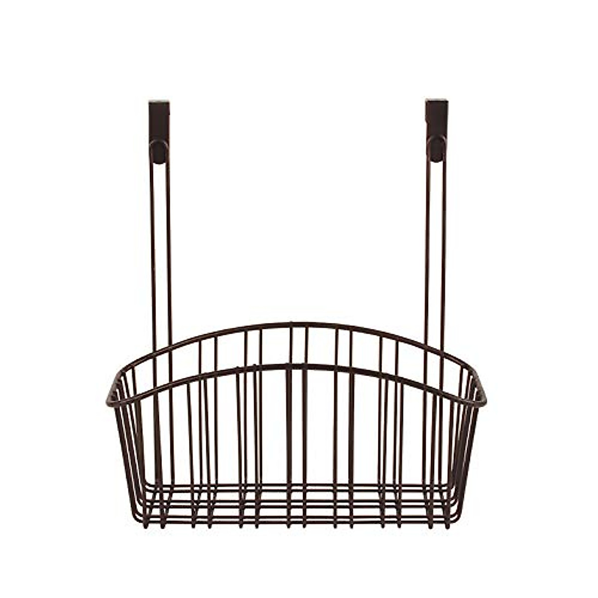 Spectrum Diversified Contempo Storage Basket Over The Cabinet, Steel Wire, Sink Organizer for Kitchen & Bathroom, Medium, Bronze
