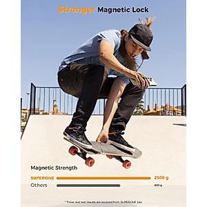 [2025 Newest] SUPERONE for MagSafe Phone Grip for MagSafe Kickstand Compatible with MagSafe Finger Loop, 4-in-1 Phone Ring Holder Strap for MagSafe iPhone 16/15/14/13/12 Series