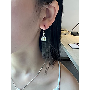 Txibikn 4 Pieces Fashion Colorful Starlight Crystal Rhinstone Pendant Necklace Earring Bracelet Jewelry Set for Women Lady Wedding Birthday Party