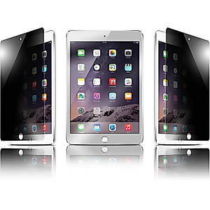 [BISEN] Fit for iPad 10.2 (7th Gen, 2019) Privacy Screen Protector Tempered Glass, Anti-Spy Screen, Anti-Scratch, Anti-Shock, Bubble Free, Lifetime Protection & Replacement