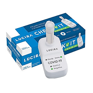 Lucira CHECK-IT COVID-19 Test Kit, 1 Pack, 1 Test Total, The Only FDA Authorized Molecular Test, Results at Home in 30 Minutes or less, 98% Accurate