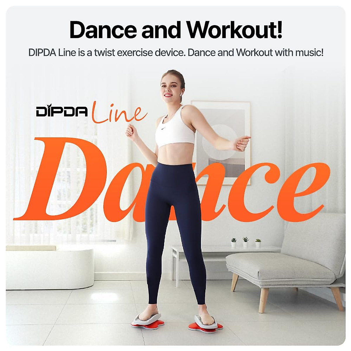 DIPDA- Compact Core Twisters for Home Gym - Workout Twist Boards for Exercise Twister | Twister Exercise Board | Ab Board Exercise Twister Board As Seen on TV | Twisting Waist Exercise Equipment