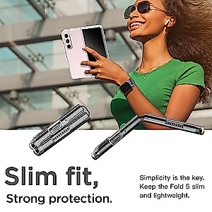 AICase for Samsung Galaxy Z Fold 5 Case Clear, [Anti-Yellow] Slim Fit Transparent Hard PC Protective Phone Case for Samsung Fold 5 5G