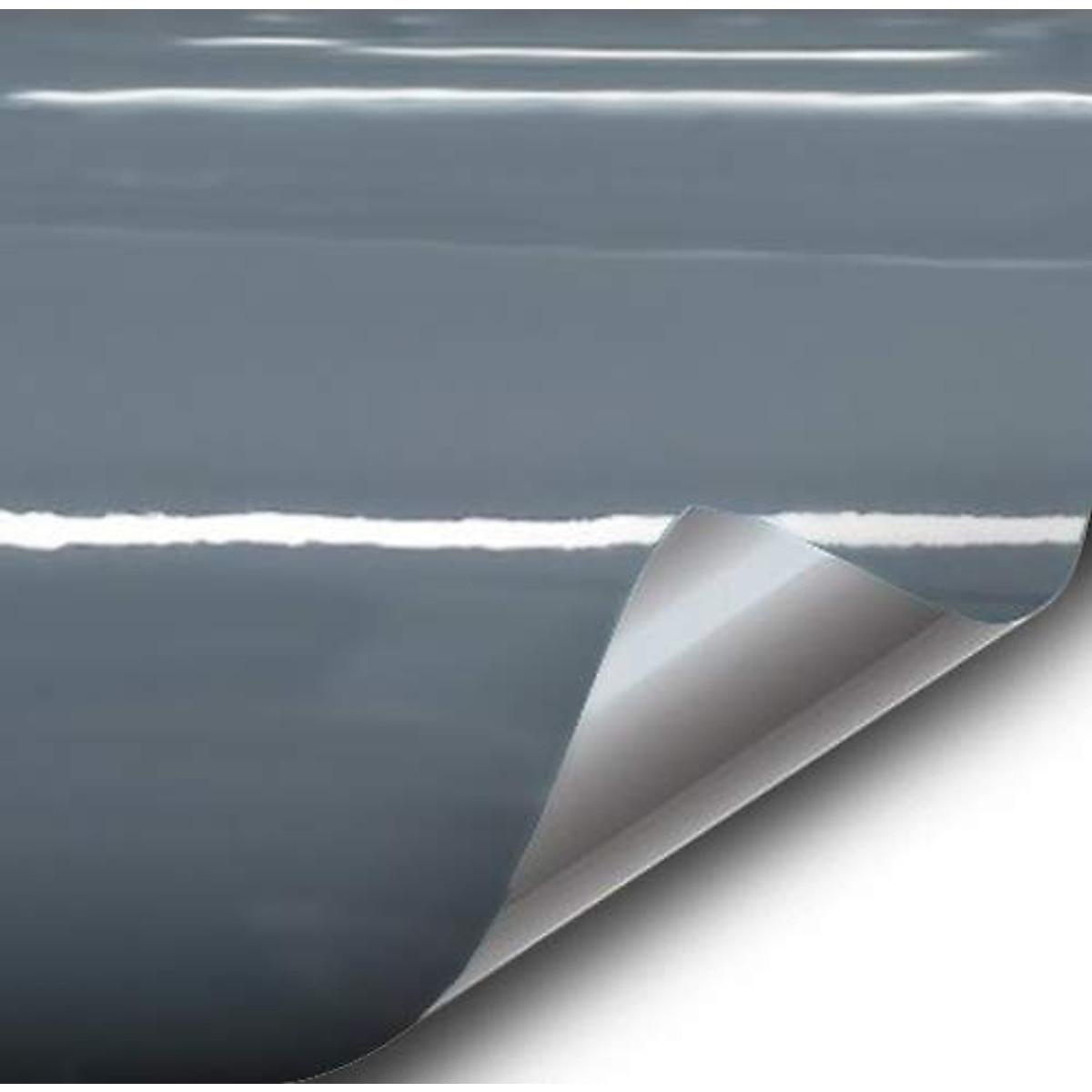 VVIVID+ Gloss Slate Grey Grigio Telesto Vinyl Car Wrap Film DIY Easy to Install No-Mess Decal VViViD (6ft x 5ft)
