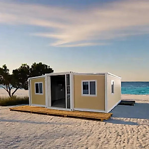 Portable Office Modular Structure with Customized Color Prefab 2 Floor 30Ft 40ft Bedrooms Container Houses Luxury Villa