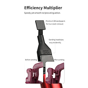 Reciprocating Sander,USB Quick Charging Sanding Pen With 8pcs Sanding Head,Self-Adhesive Sandpaper Pre-cut mesh 134pcs (ESA)