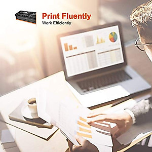 045 045H MF634cdw Toner - ejet Compatible 045H Toner Replacement for Canon 045 Toner Cartridge CRG-045H for Canon MF634Cdw MF632Cdw LBP612Cdw MF635CX Printer(1 Black,1 Cyan,1 Magenta,1 Yellow,4-Pack)