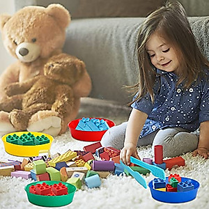 TOPZEA Set of 25 Pack Sorting Bowls and Tweezers, Plastic Classifying Counting Bowls Tweezers for Fine Motor, Early Education, Color Sorting Bowls Fine Motor Tweezers Preschool Educational Toys